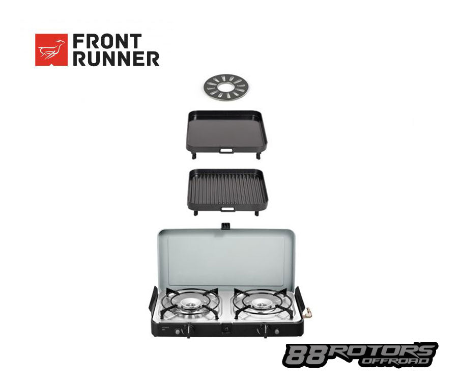 FRONT RUNNER / CADAC 2 COOK 3 PRO DELUXE/ PORTABLE 3 PIECE/ GAS BARBEQ ...