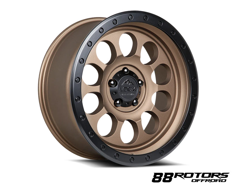 Lock Offroad Wheels | 50 CAL Matte Bronze – 88 Rotors Offroad