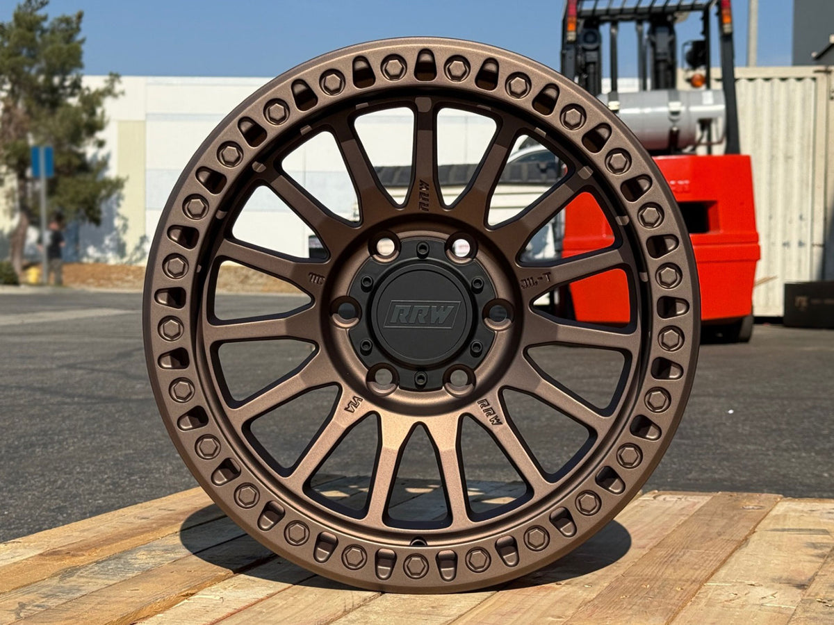 RRW RR7-V FLOW FORMED 17X8.5 +0 MATTE BRONZE (5x150) – 88 Rotors Offroad