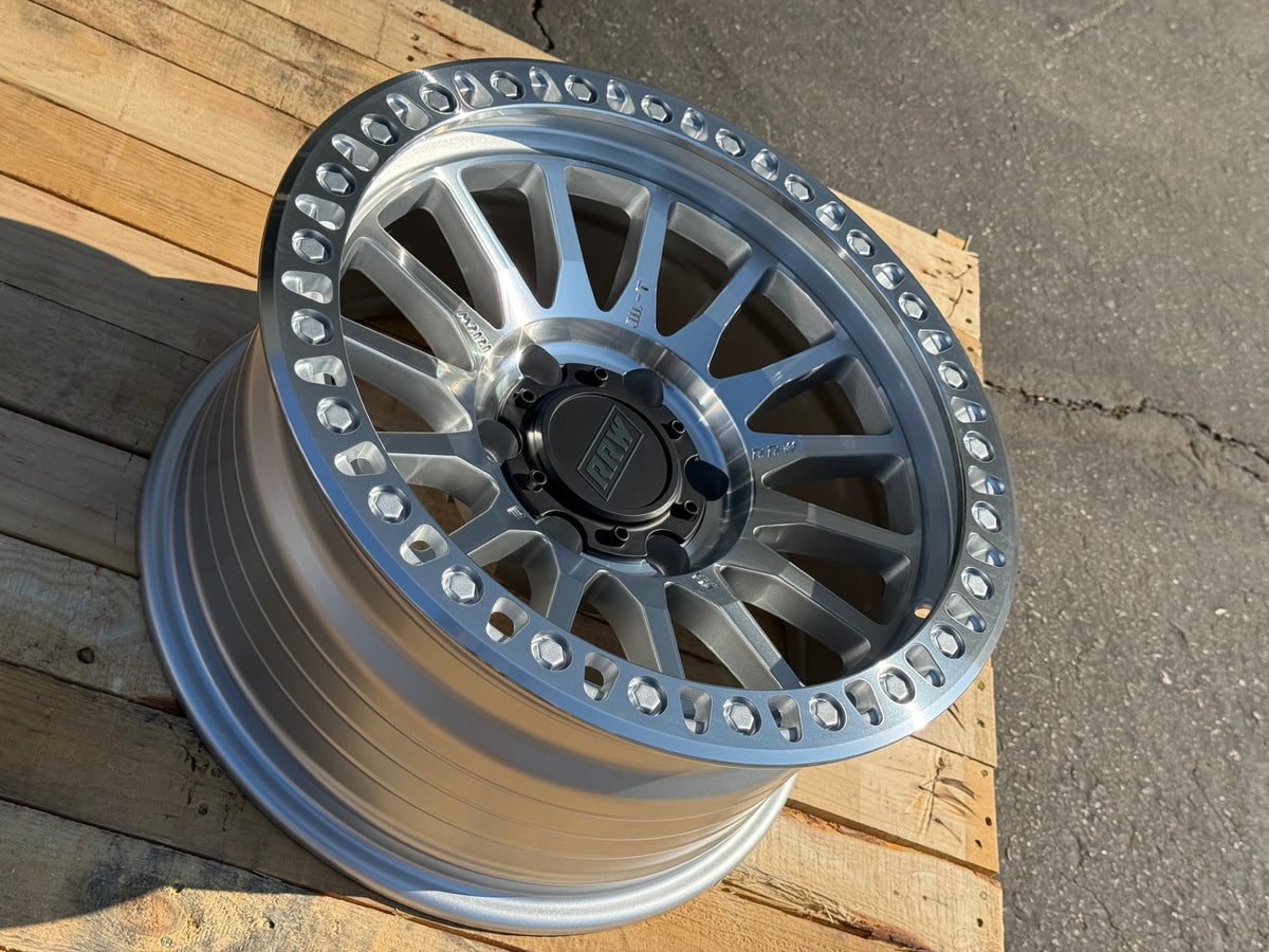RRW RR7-V FLOW FORMED 17X8.5 MACHINED SILVER (6X5.5 | 6X139.7) – 88 ...