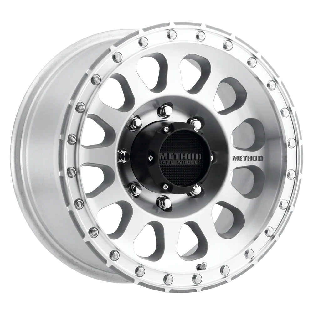 Method Race Wheels - MR315 Machined Silver w/Clear Coat – 88 Rotors Offroad