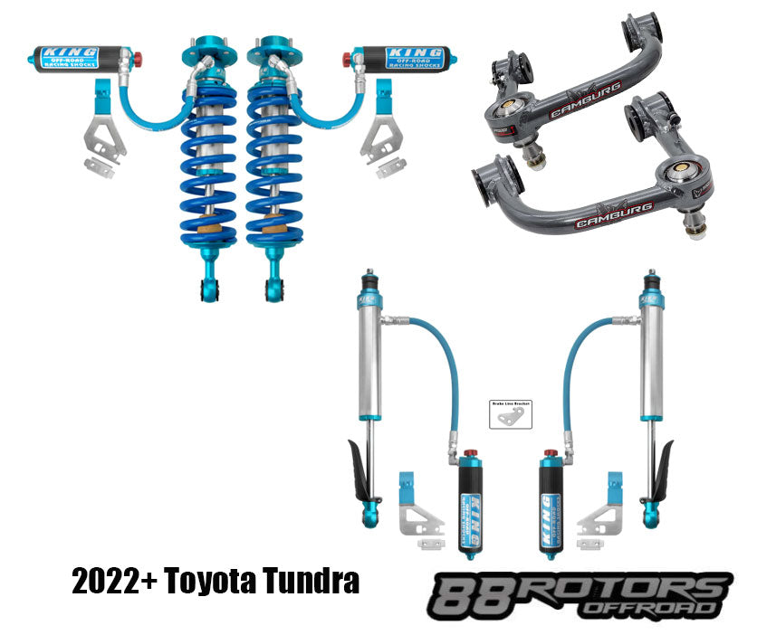 2022+ Toyota Tundra King 2.5 Coilovers/Shocks W/Compression Adjusters ...
