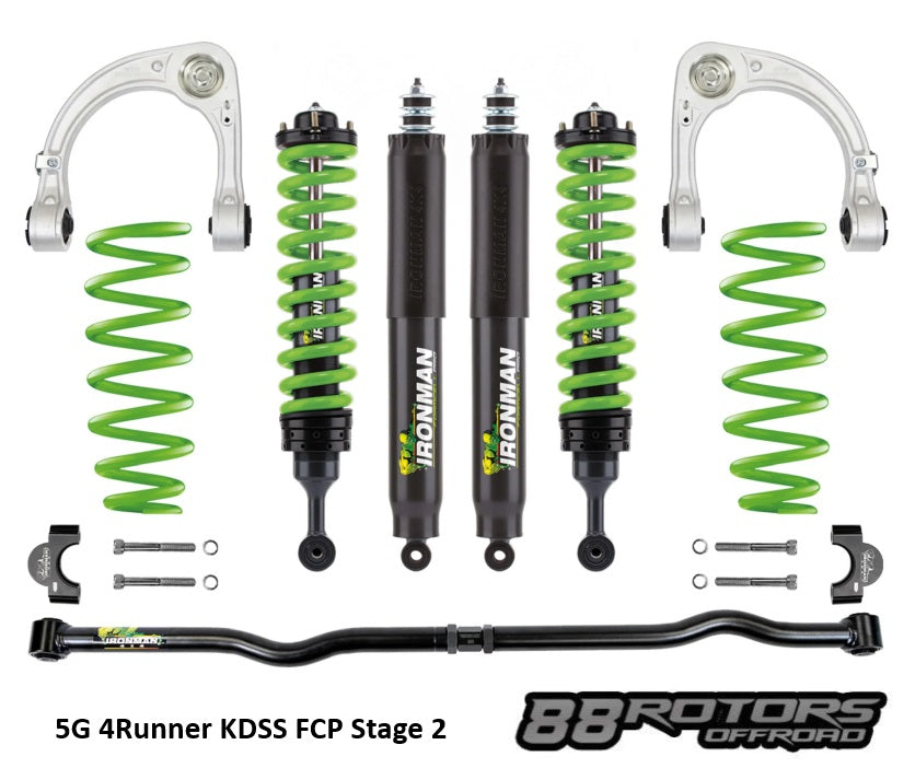 2"-3" Ironman4x4 Foam Cell Pro Stage 2 Lift Kit | 10-23 Lexus GX460 Wi ...