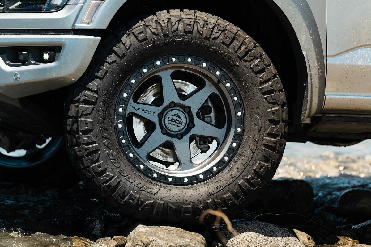 Lock Offroad Wheels | Olympus Matte Gunmetal – 88 Rotors Offroad