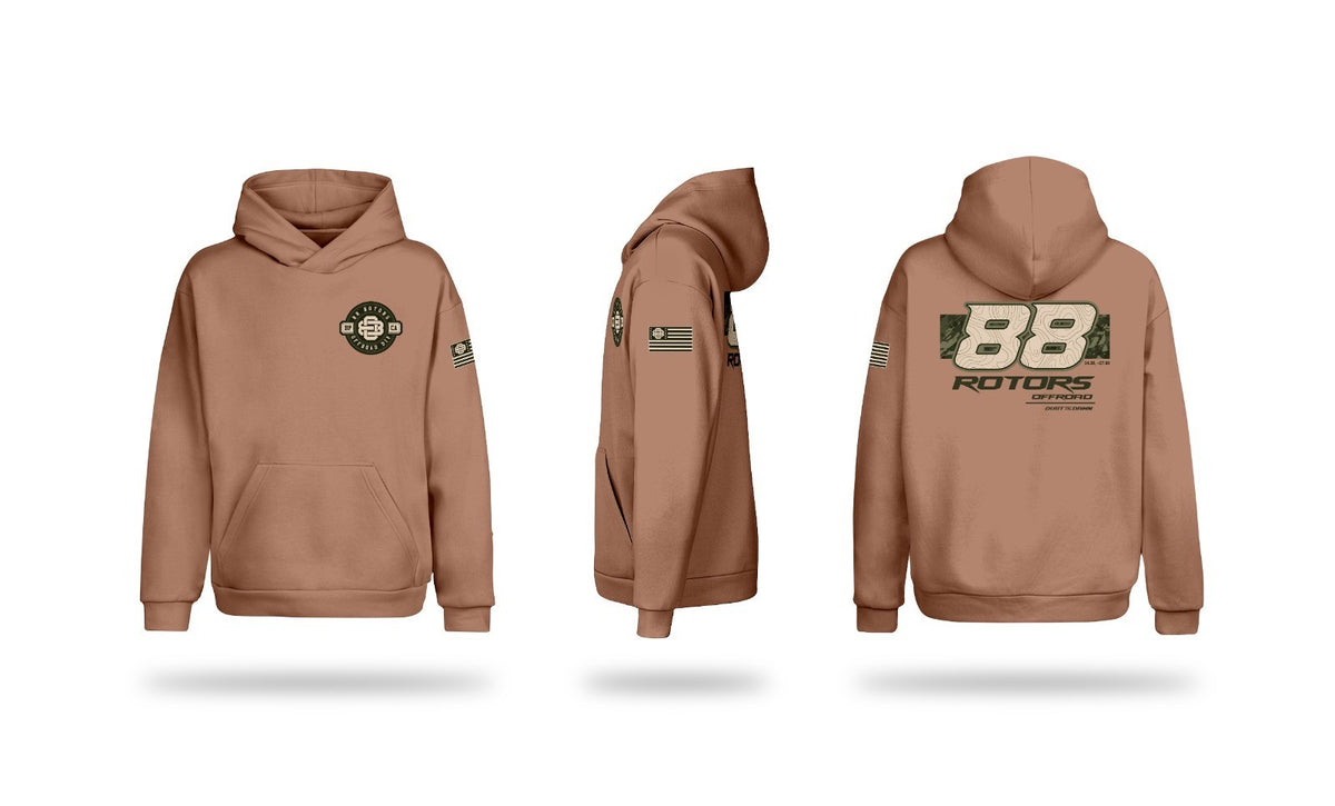 88 ROTORS OFFROAD x DUST TIL DAWN *V2* Limited Edition "SAND/LATTE" Ho ...
