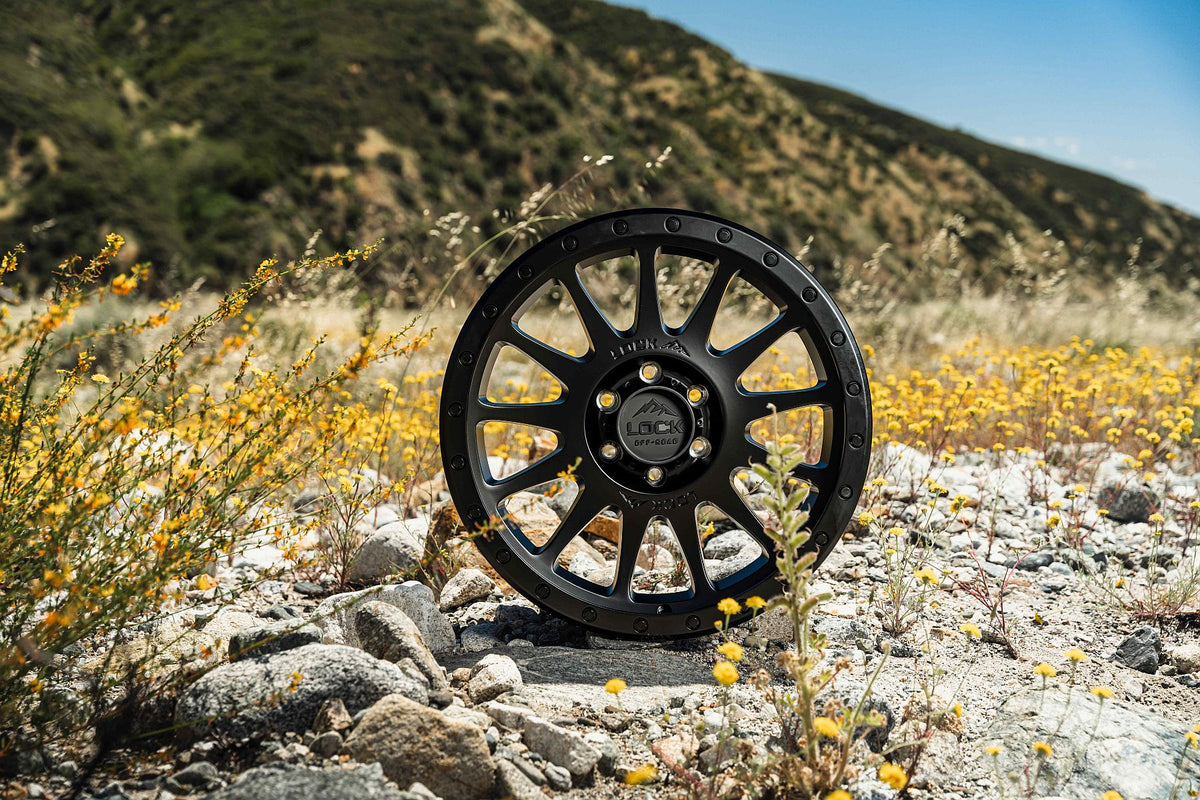 Lock Offroad Wheels | YOSEMITE Matte Black – 88 Rotors Offroad