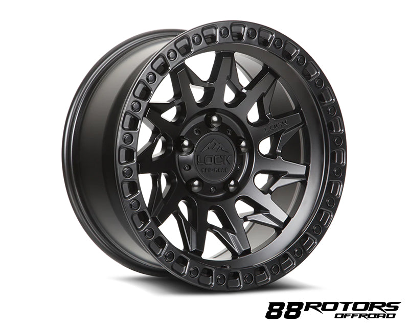 Lock Offroad Wheels | LUNATIC Matte Black – 88 Rotors Offroad
