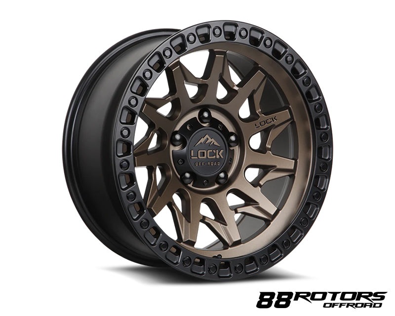 Lock Offroad Wheels | LUNATIC Matte Bronze – 88 Rotors Offroad