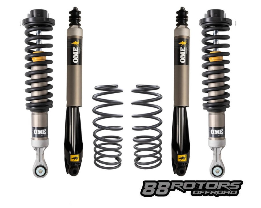 2024+ Toyota Tacoma ARB OME MT64 3" Lift w/Optional UCA – 88 Rotors Offroad